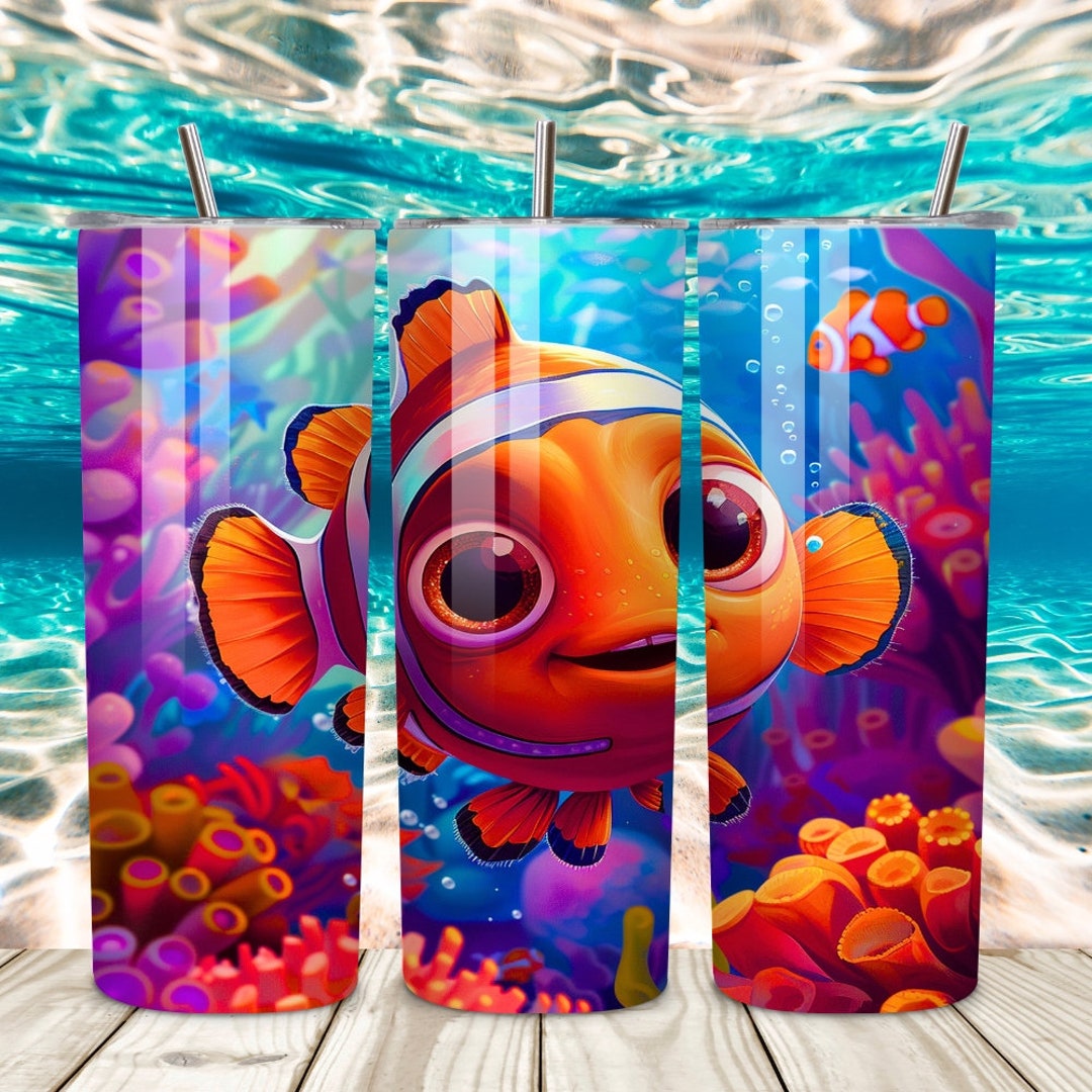 Clownfish Nemo Tumbler Design, 20 Oz Skinny Tumbler Design, Sublimation ...
