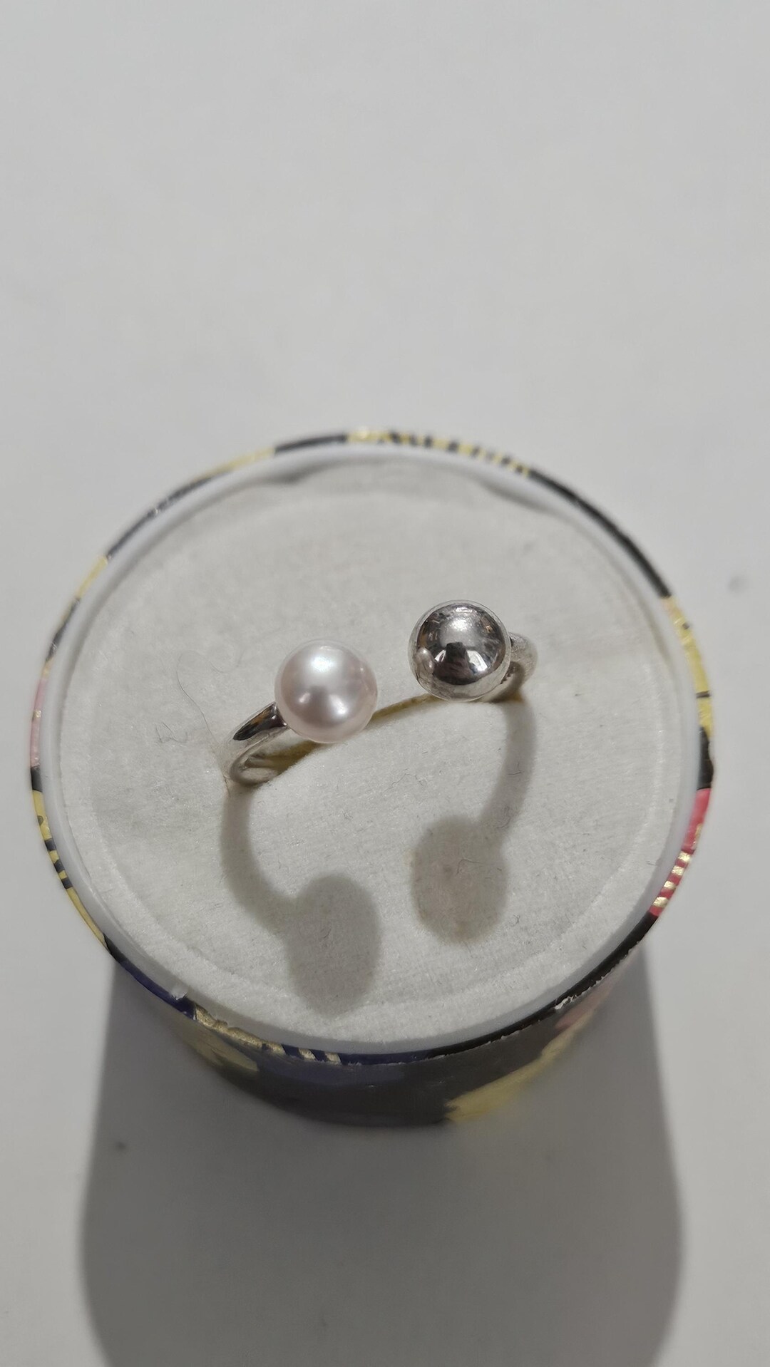 Pandora Sterling Silver 925 Freshwater Pearl Band Ring - Etsy