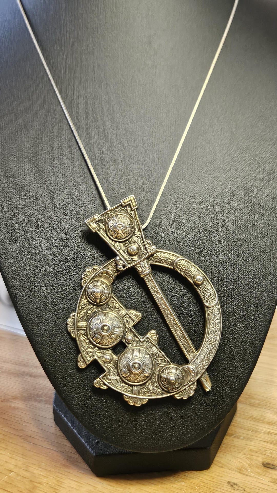 Antique Victorian Celtic Revival Hunterston Style Brooch Heavy ...
