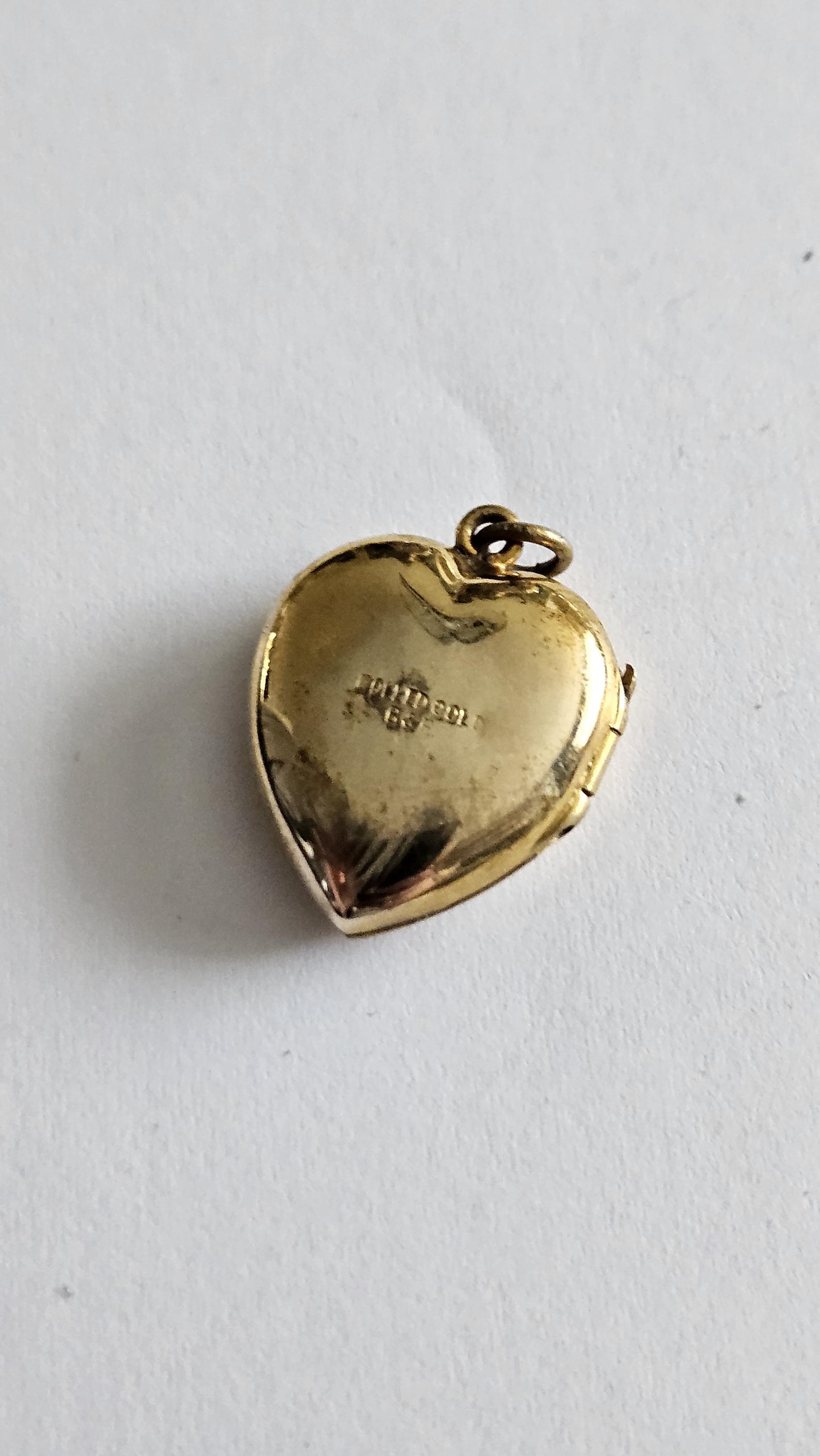 Vintage Art Deco Rolled Gold Engraved Heart Photo Pendant Locket - Etsy