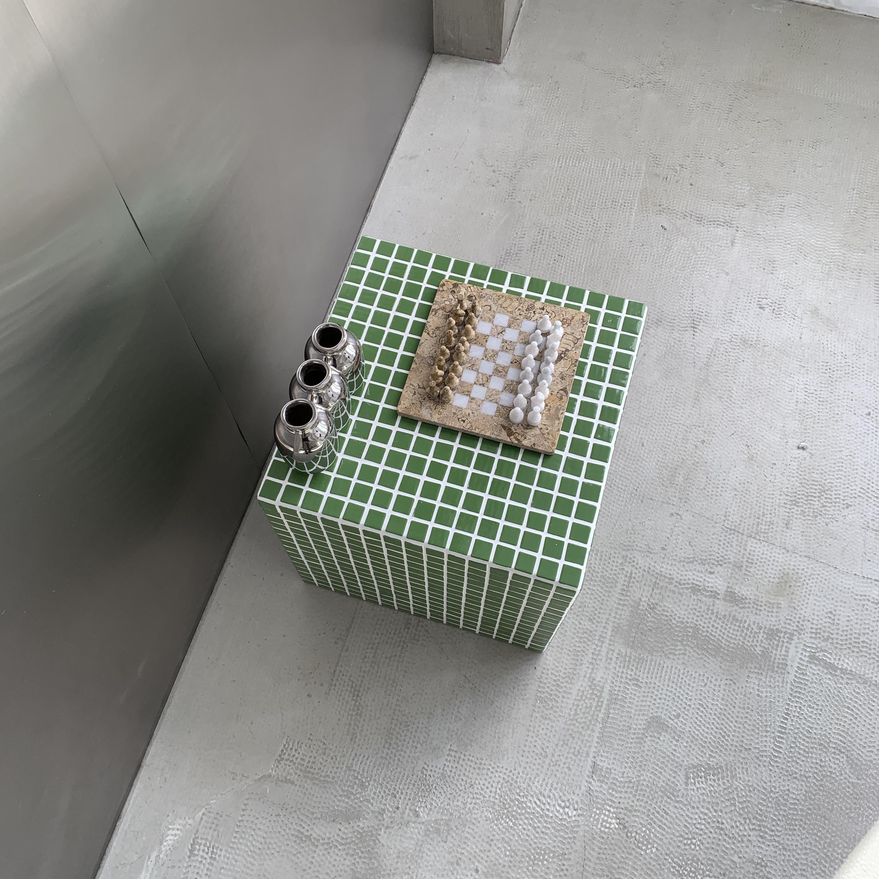 Coffee Tile Table, Tile Side Table, Bedside Shelf, Tile Table, Tile ...