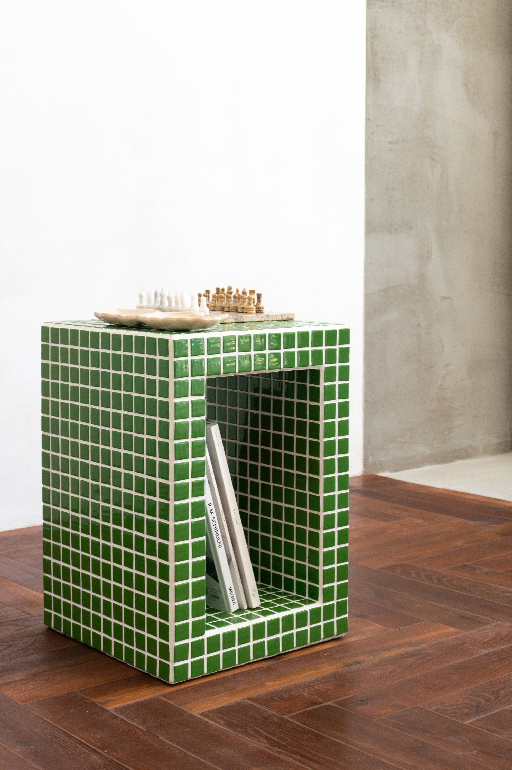 Coffee Tile Table, Tile Side Table, Bedside Shelf, Tile Table, Tile ...