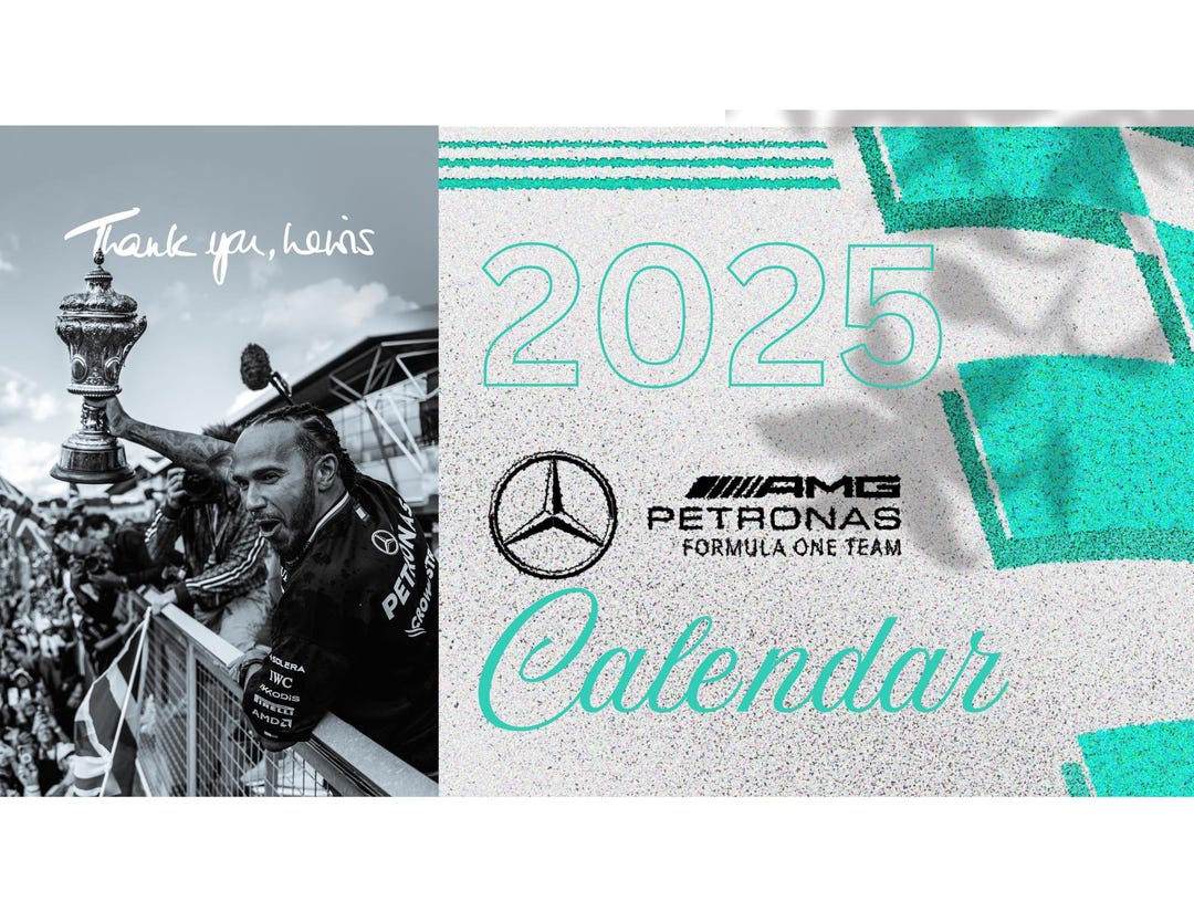 2025 Calendar Lewis Hamilton Edition, Thank You Lewis - Etsy UK