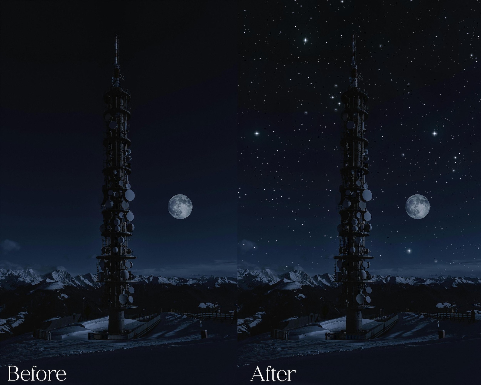 100 Night Sky Overlays, Transparent Png, Starry Night Photoshop ...