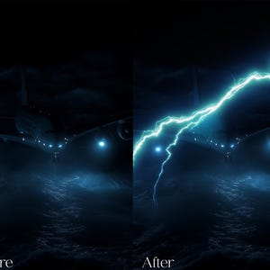 100 Lightning Photoshop Overlays , Realistic Lightning Effects ...