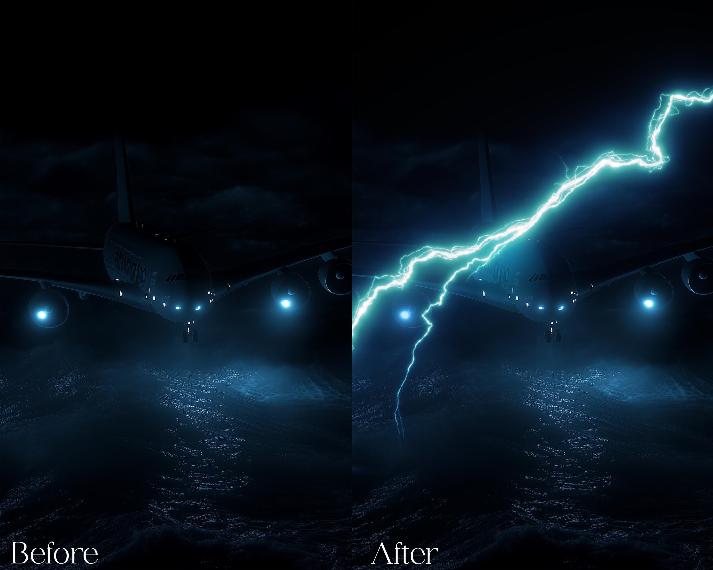 100 Lightning Photoshop Overlays , Realistic Lightning Effects ...