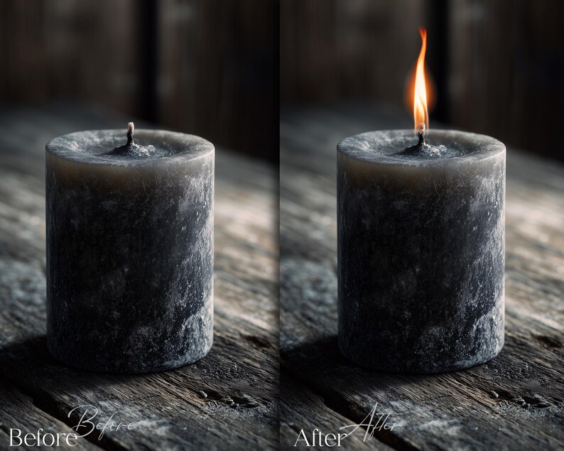 100 Candle Flame Overlays, Fire PNG Overlay, Transparent Light Effects ...