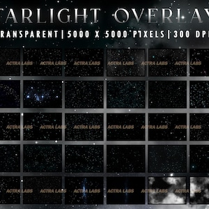 100 Night Sky Overlays, Transparent Png, Starry Night Photoshop ...