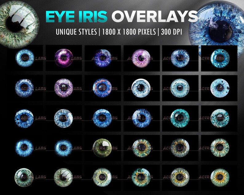 50 Eye Overlays Photoshop, Eye Color Clipart, Eye Lens, Iris Overlays, Eye Contacts, Eye Png ...