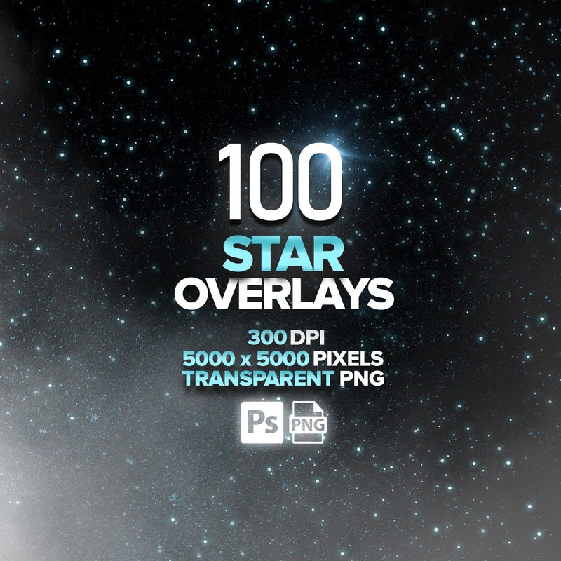 Overlay Stream Star Moon - Etsy