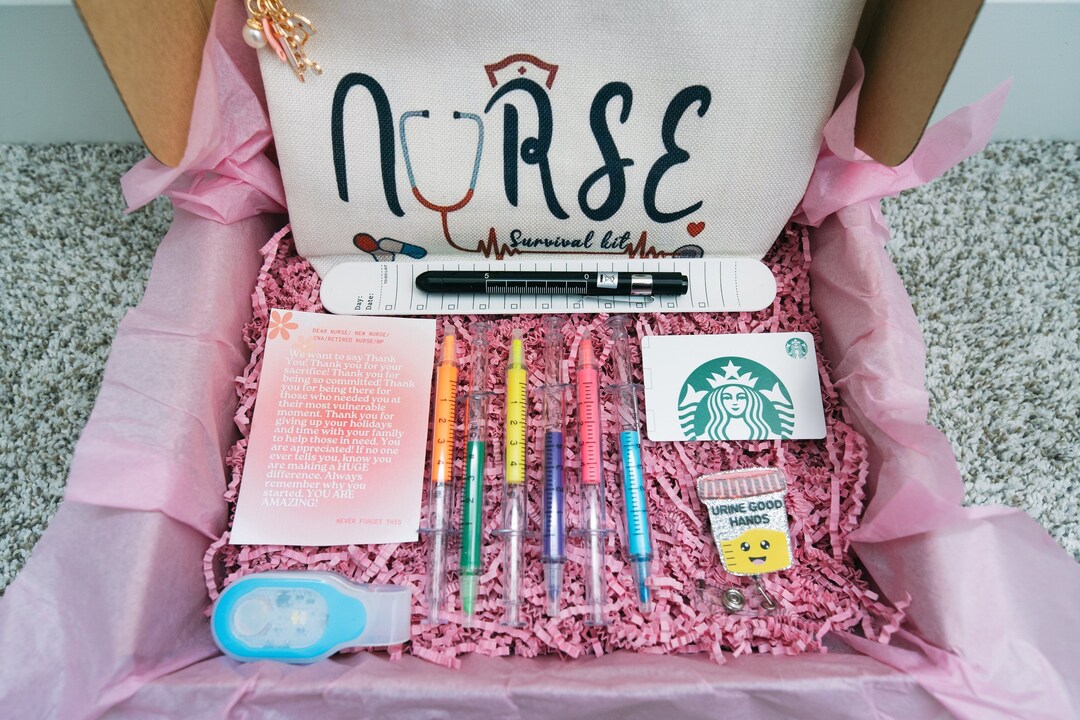 Nurses Week Gift Box Set, Nurse Set for Coworker or Friend, Graduation ...