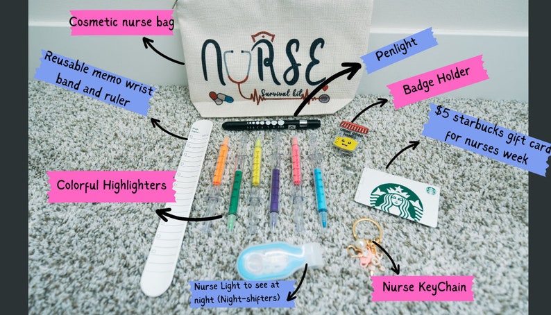 Nurses Week Gift Box Set, Nurse Set for Coworker or Friend, Graduation ...