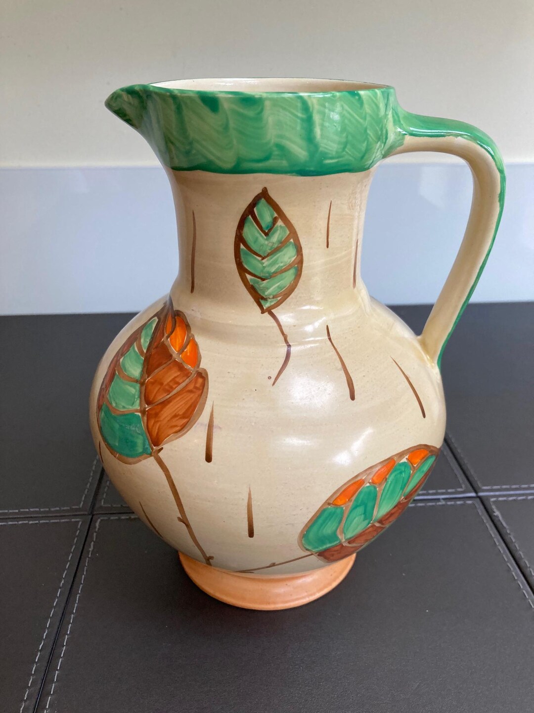 Myott 1930s Art Deco Hand Painted Waterjug/pitcher - Etsy