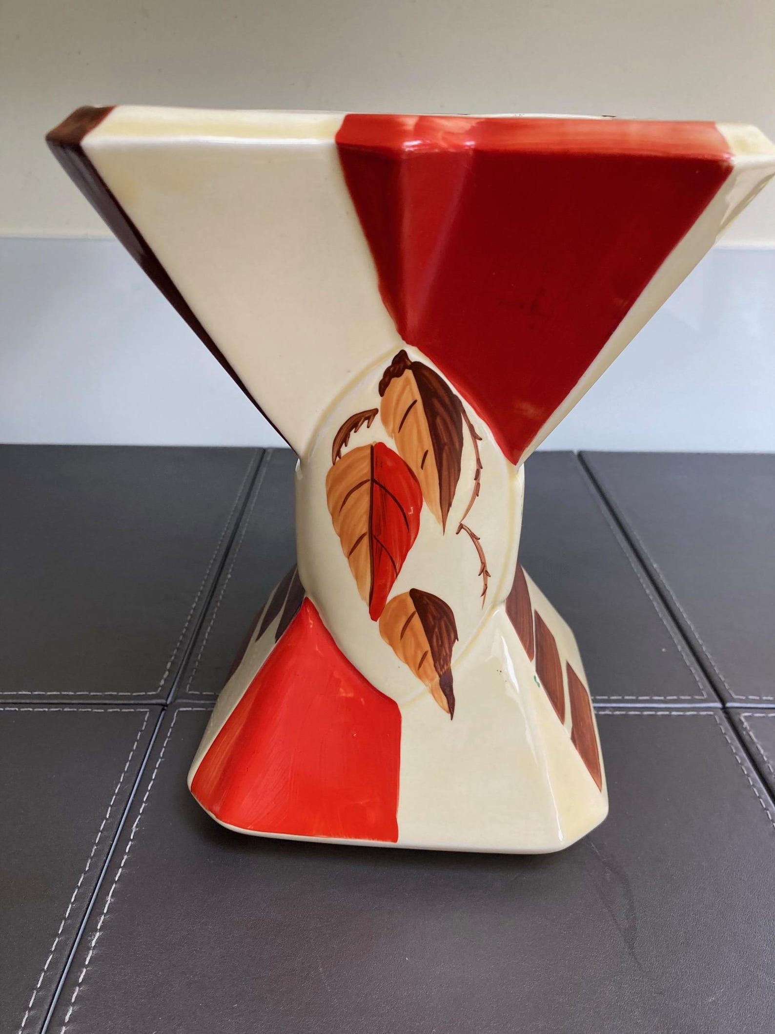Vintage Myott 1930s Hand Painted Art Deco Bow Tie Vase With Frog - Etsy