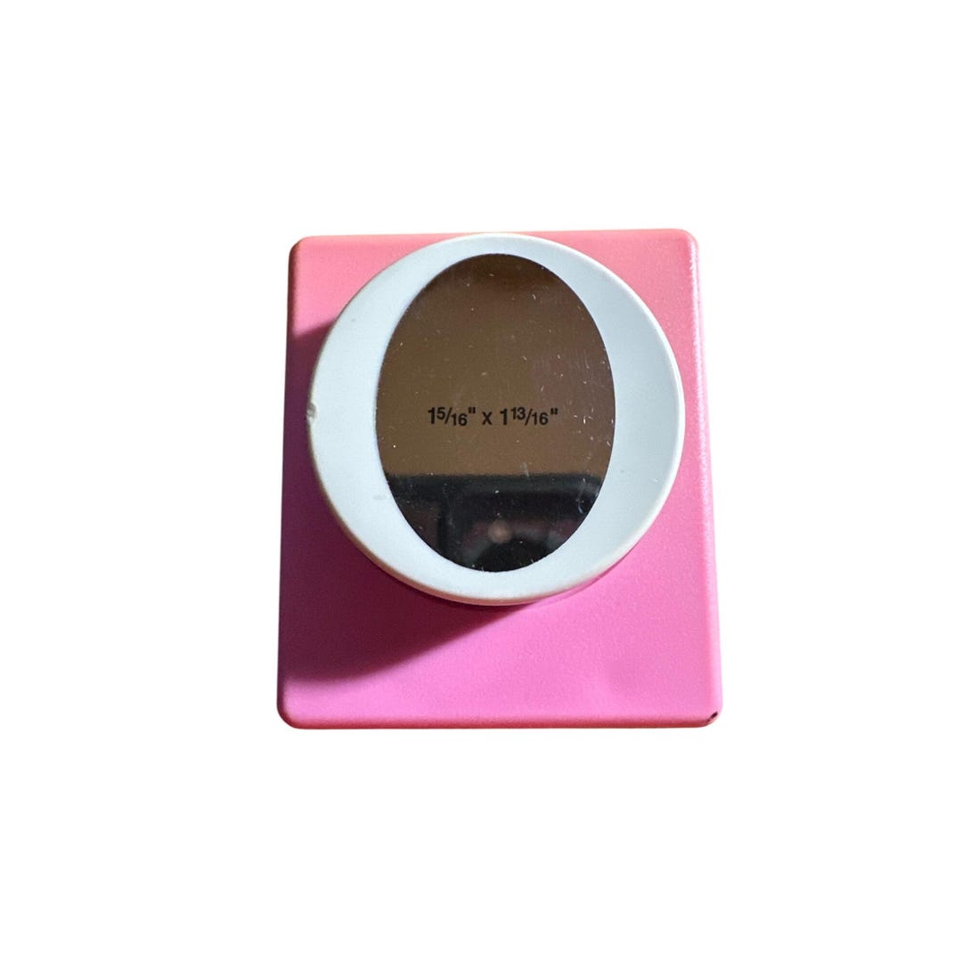 Mcgill Craftivity Pink Oval Paper Punch 1 5/16 X 1 13/16 for ...
