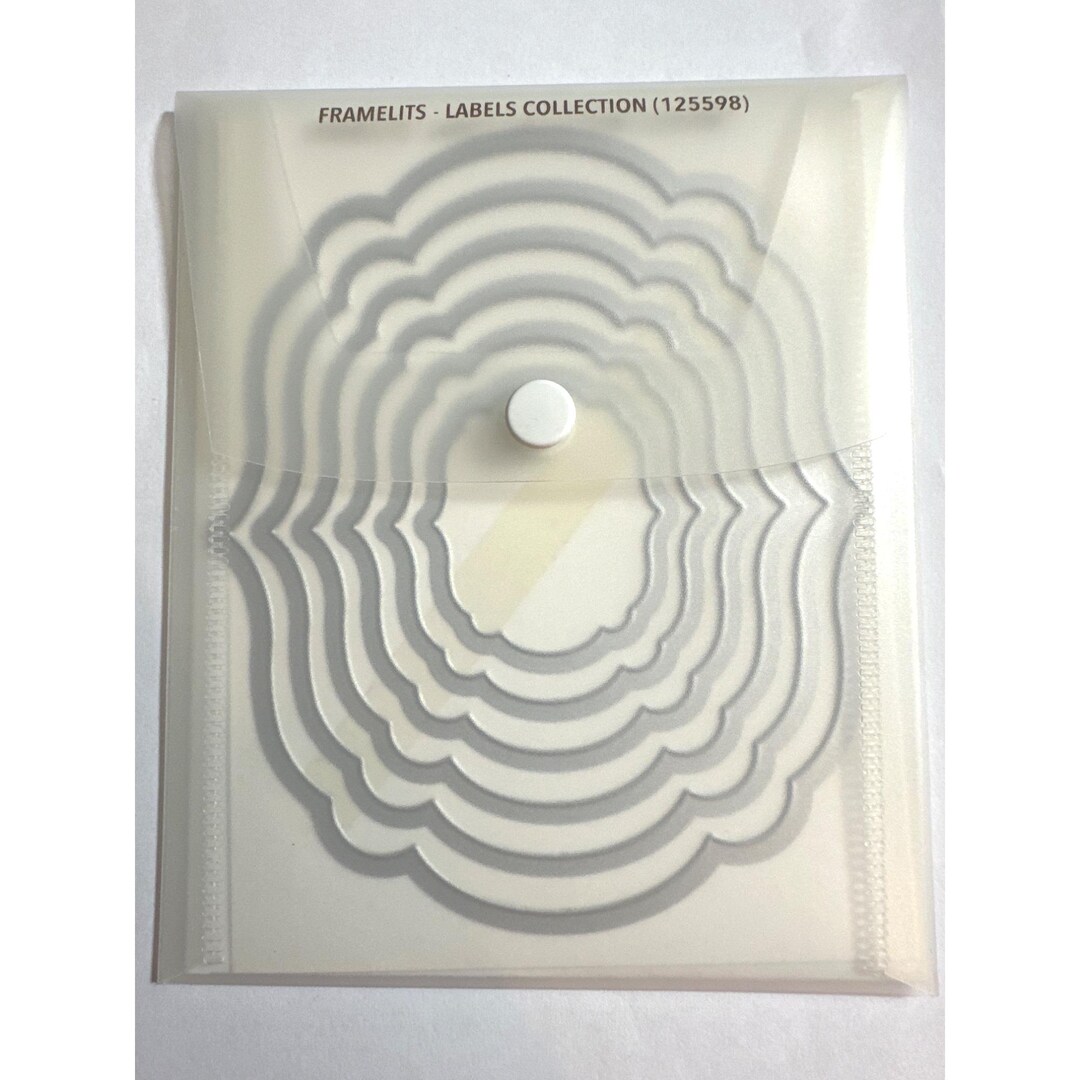 Sizzix Stampin Up! Framelits Labels Collection Die Cuts 125598 Nesting ...