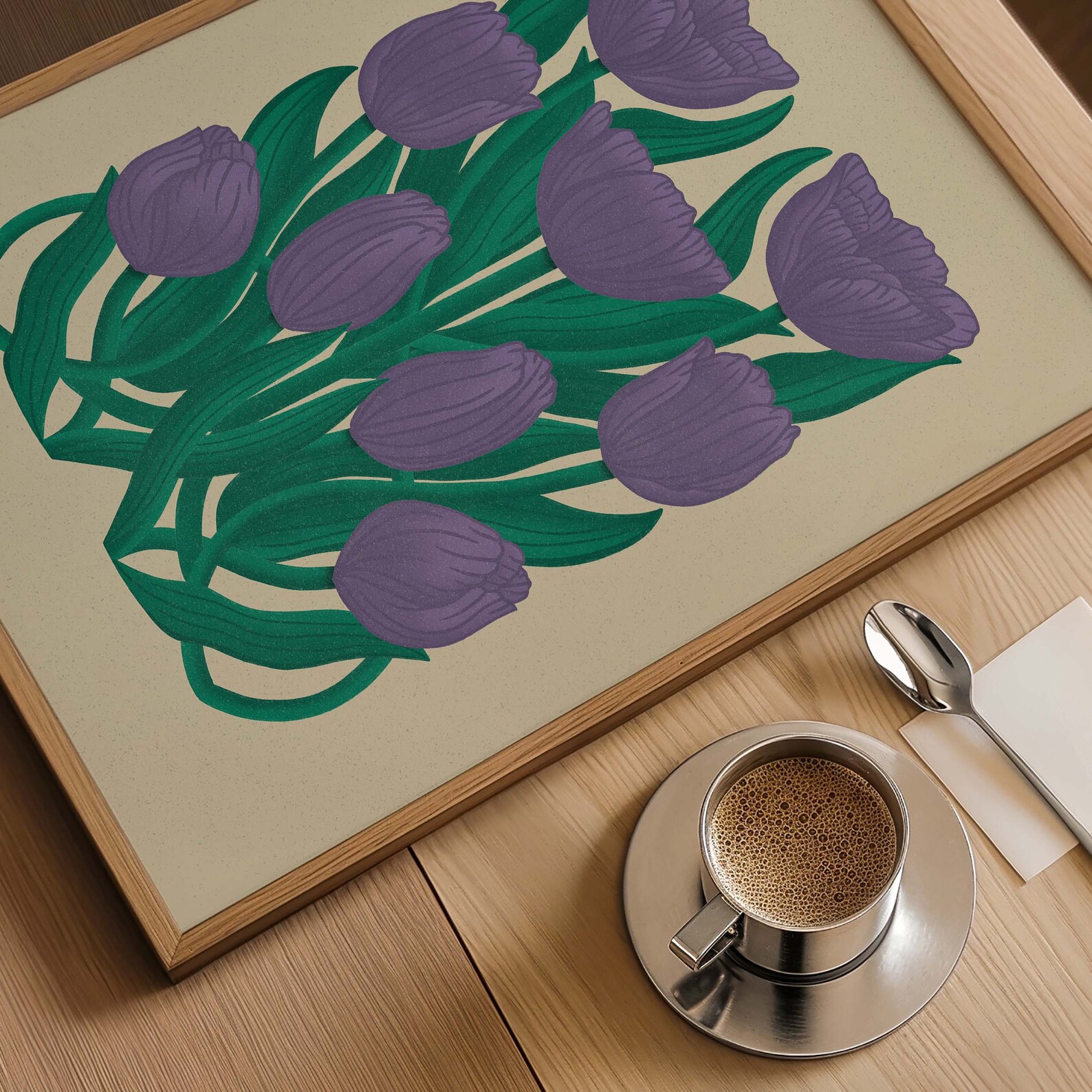 Tulip Floral Poster | Floral Art | Botanical Wall Art Printable | Hand ...