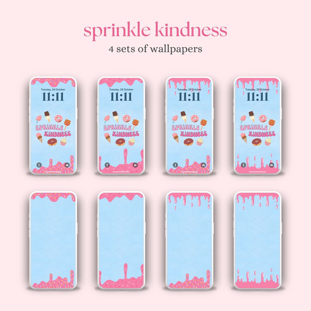 Sprinkle Kindness Lockscreen / Homescreen Wallpaper for iPhone and ...