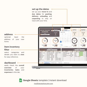 Minimalist Moving Checklist Moving Tracker Moving Planner Moving ...