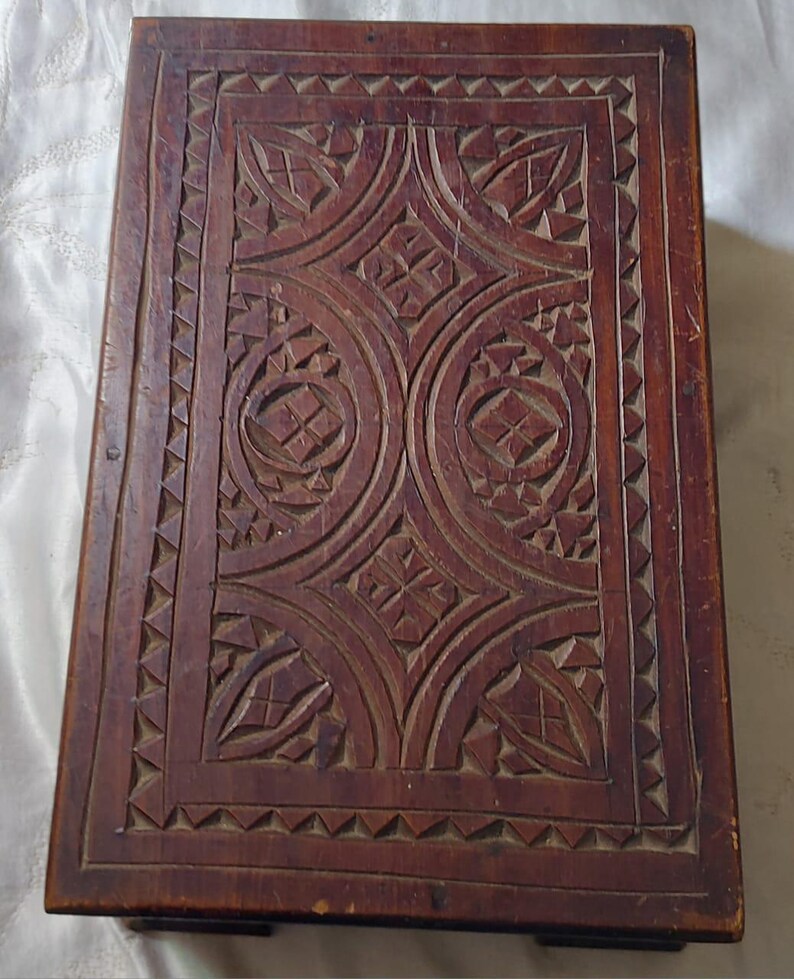 Antique Wood Old Box - Etsy