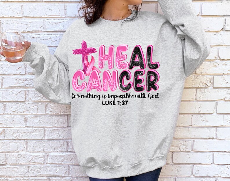 Heal Cancer PNG, Christian Png, Religious Png, Pink Out Png, Breast ...
