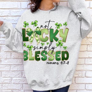 Not Lucky Simply Blessed Roman 4:7-8 Png, Bible Verses Png, Jesus St ...