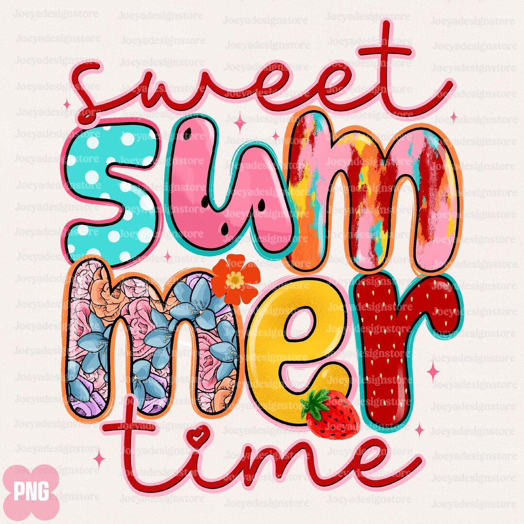 Sweet Summer Time Png, Coquette Summer Png, Summer Strawberry Png ...