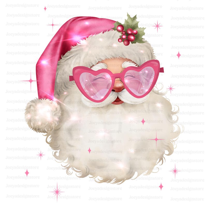 Preppy Santa Png - Etsy