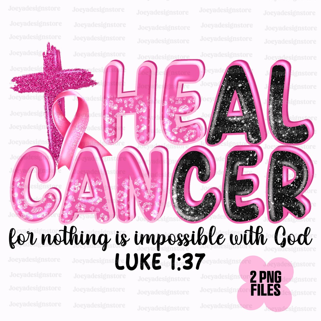 Heal Cancer PNG, Christian Png, Religious Png, Pink Out Png, Breast ...