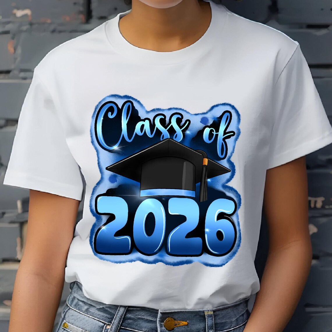 Class of 2026 Png, Senior 2026 PNG, Graduation Png, Digital Airbrush ...