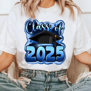 Class of 2025 Png, Senior 2025 PNG, Graduation Png, Digital Airbrush ...
