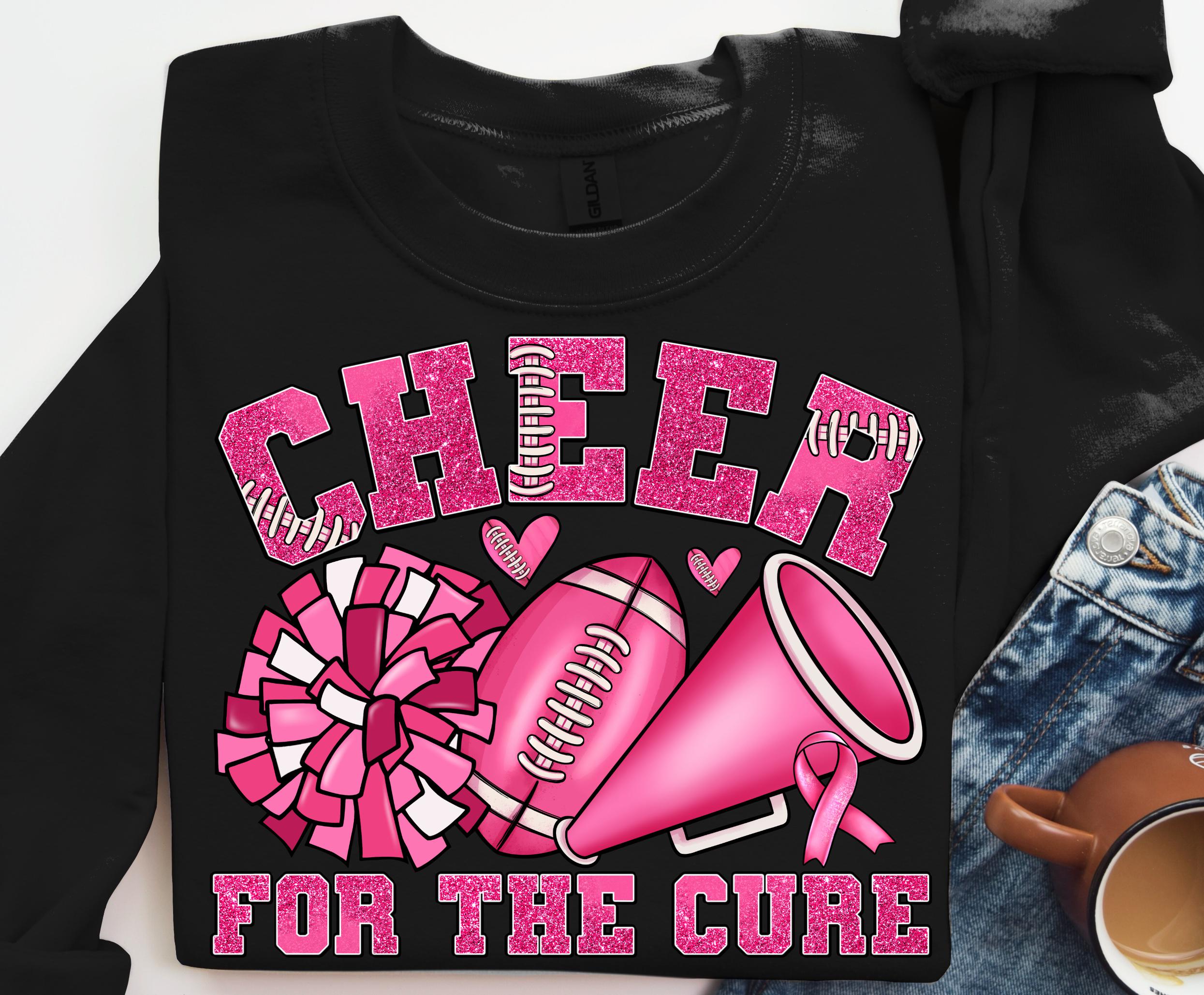 Cheer for the Cure Png, Breast Cancer Football Png, Breast Cancer ...