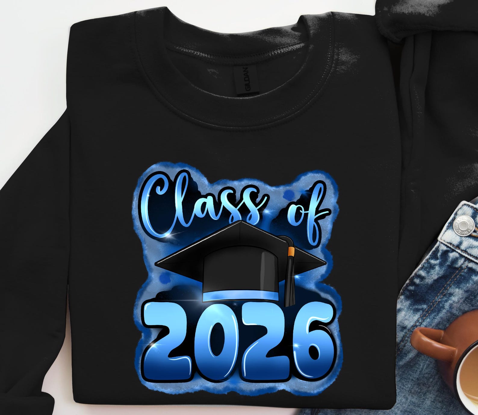 Class of 2026 Png, Senior 2026 PNG, Graduation Png, Digital Airbrush ...