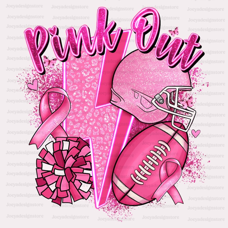 Football Pink Out Png, Pink Out Png, Breast Cancer Png, in October We ...