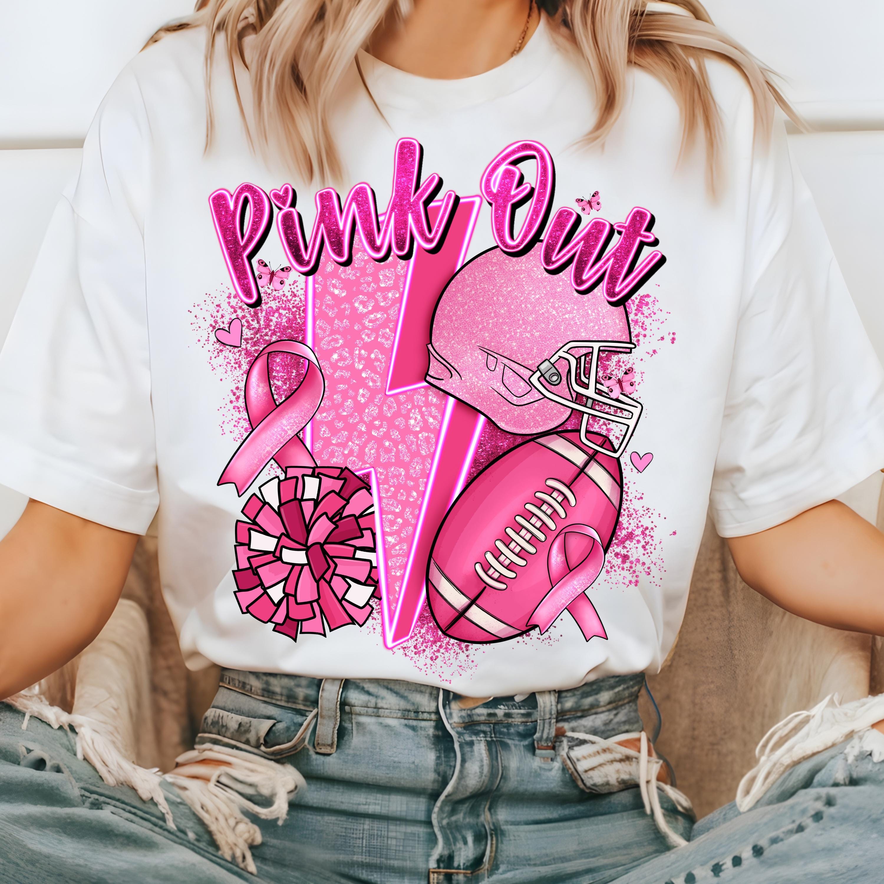 Football Pink Out Png, Pink Out Png, Breast Cancer Png, in October We ...
