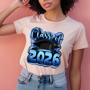 Class of 2026 Png, Senior 2026 PNG, Graduation Png, Digital Airbrush ...