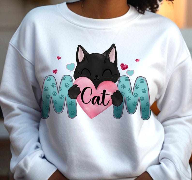 Cat Mom Png, Sublimation Png, Designs Downloads, Cat Mama, Cat Png, Cat ...