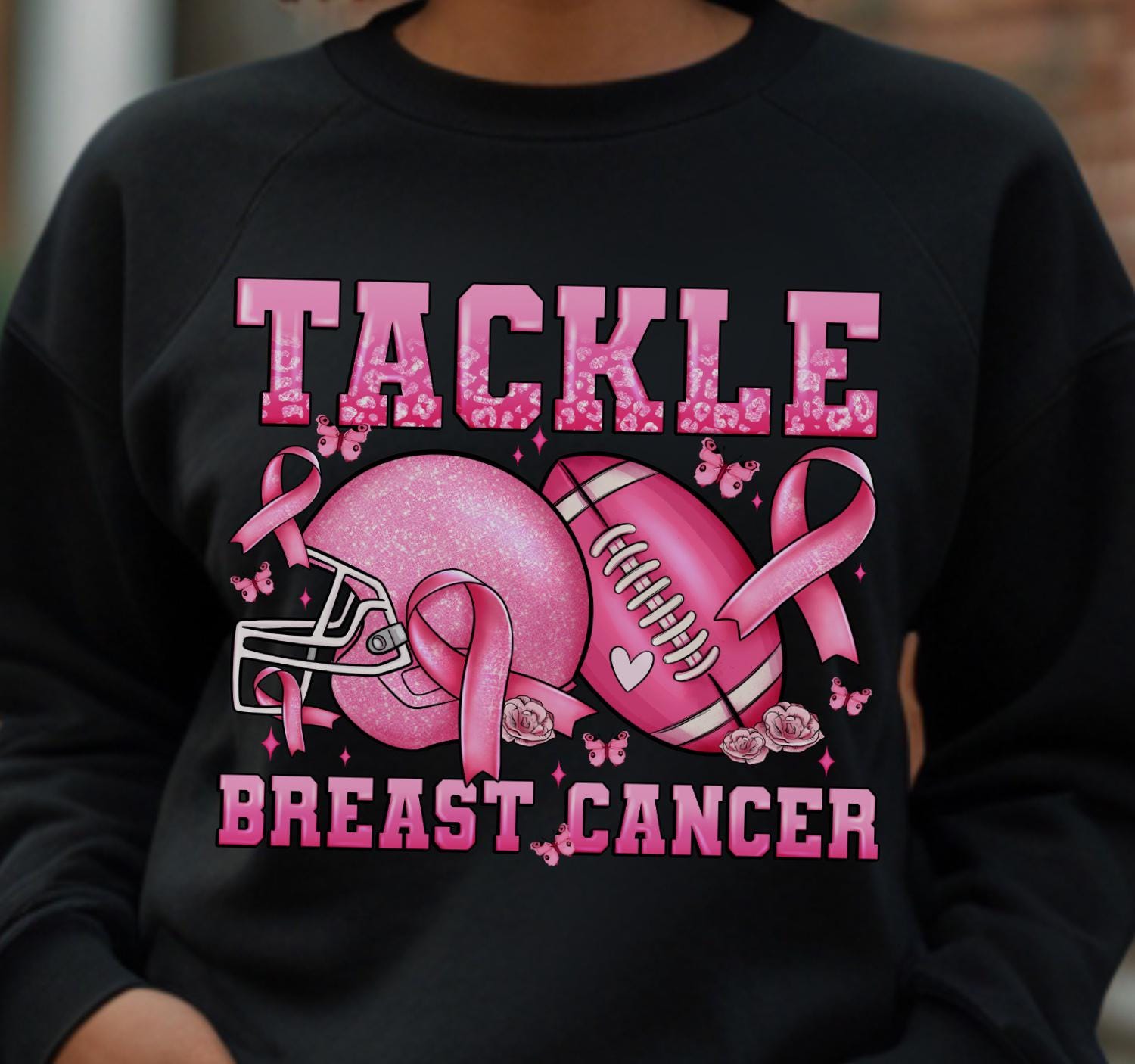 Tackle Breast Cancer PNG, Pink Out, Breast Cancer Awareness, Tackle ...