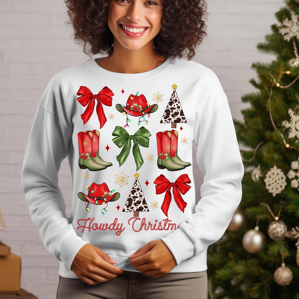 Howdy Christmas Png, Western Christmas Png, Christmas Season Png, New ...