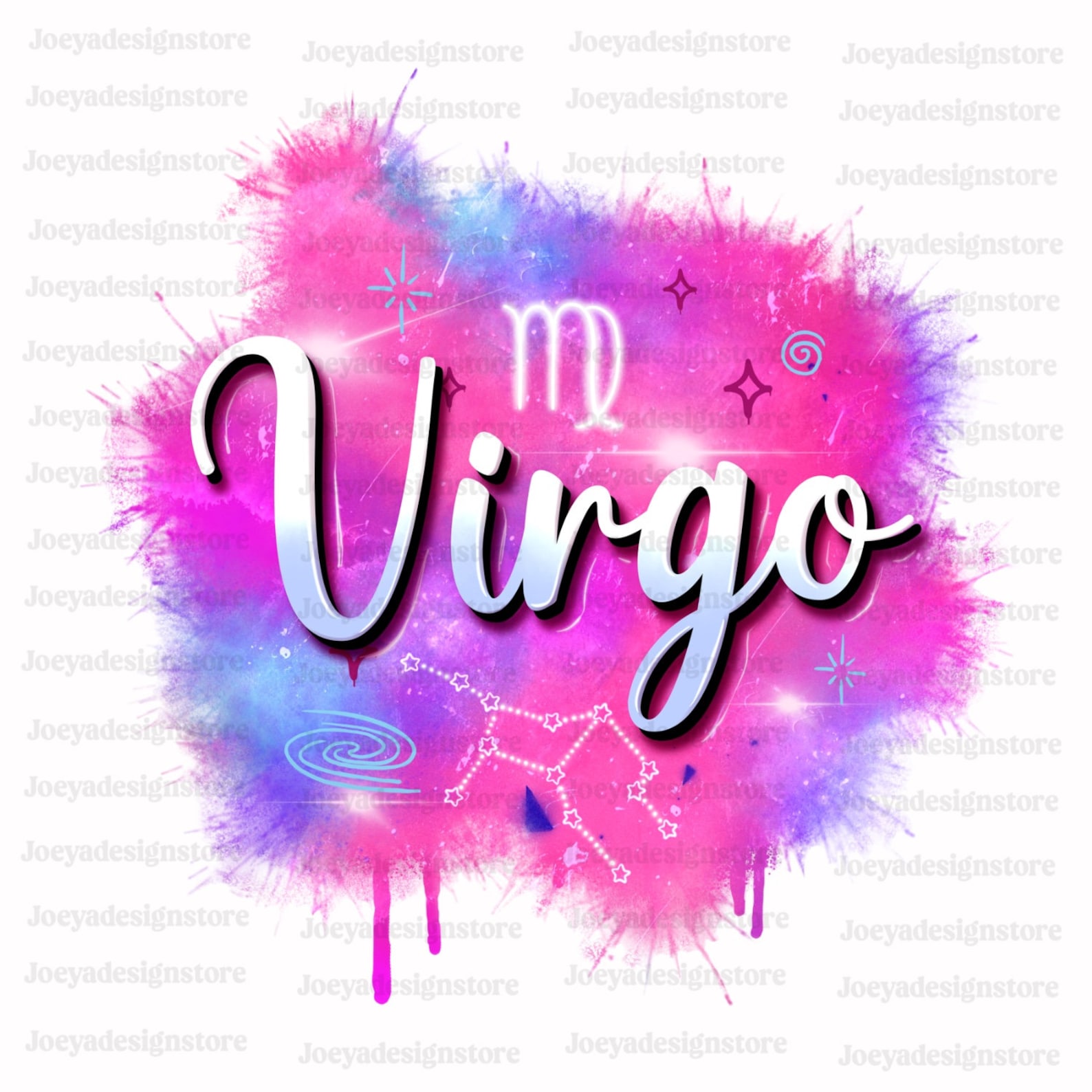 Virgo Png, Zodiac Png, Sublimation Design, Horoscope Png, Virgo Zodiac ...
