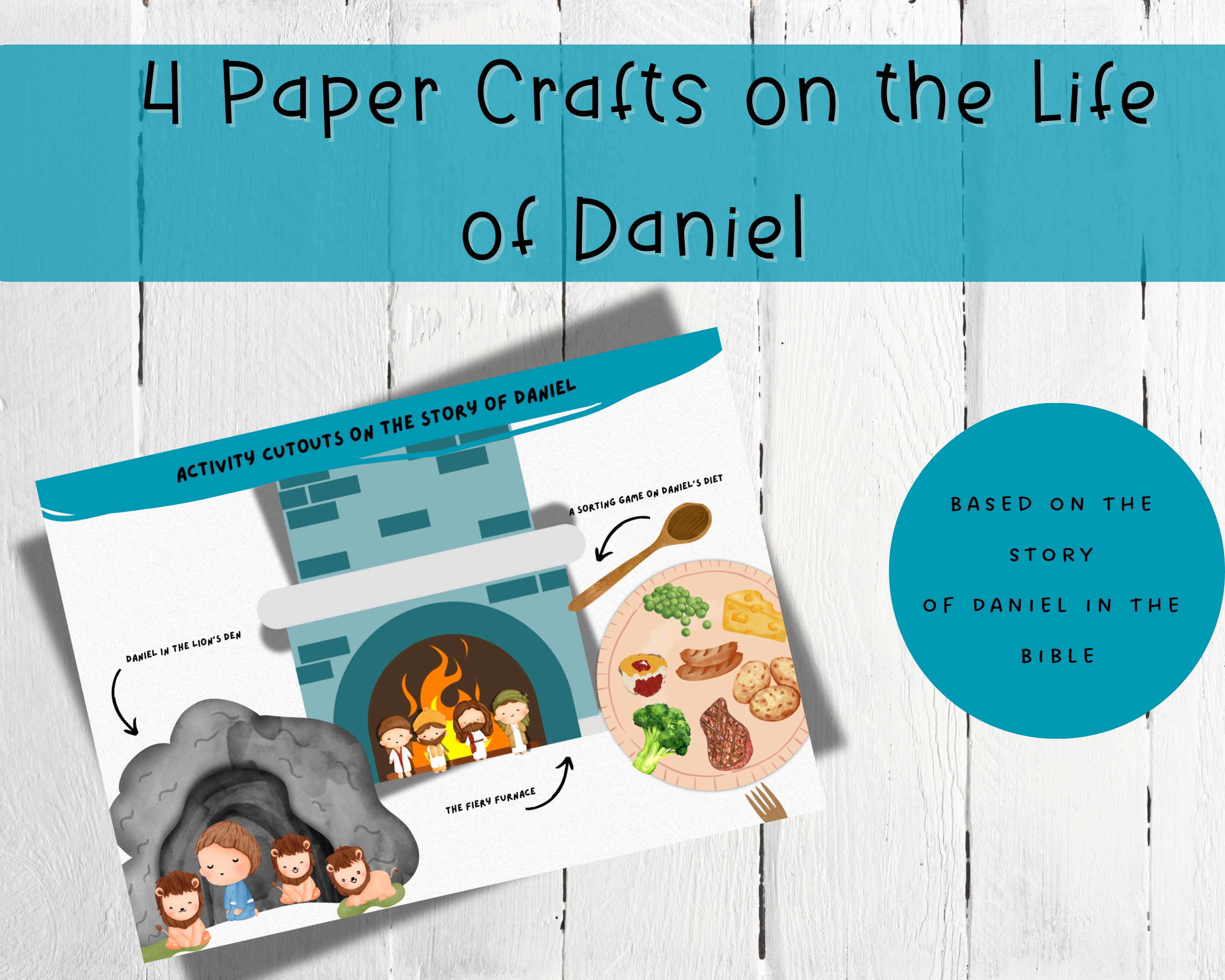 Daniel Bible Crafts, Bible Story Lesson, Paper Plate Crafts, Bible ...