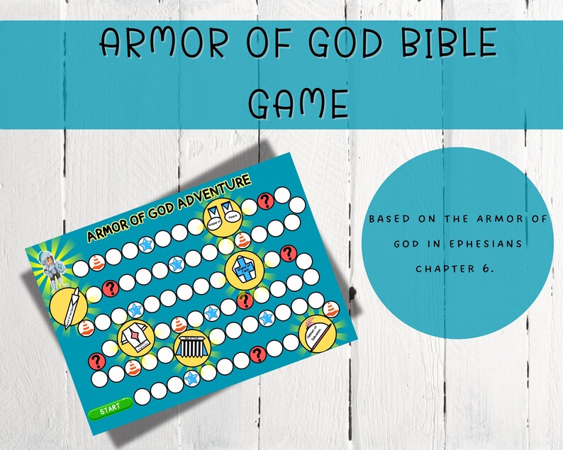 Armor of God Bible Game: Christian Homeschool Printable (PDF) - Etsy