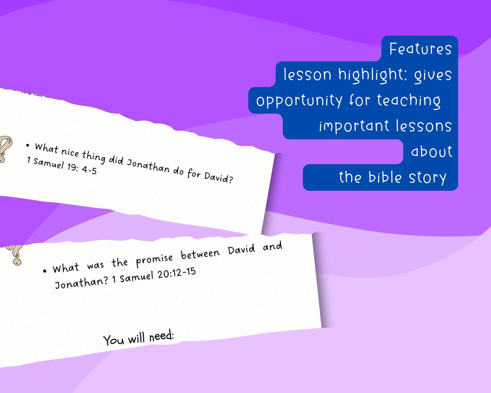 King David Bible Activities for Kids, Christian Preschool Printable ...