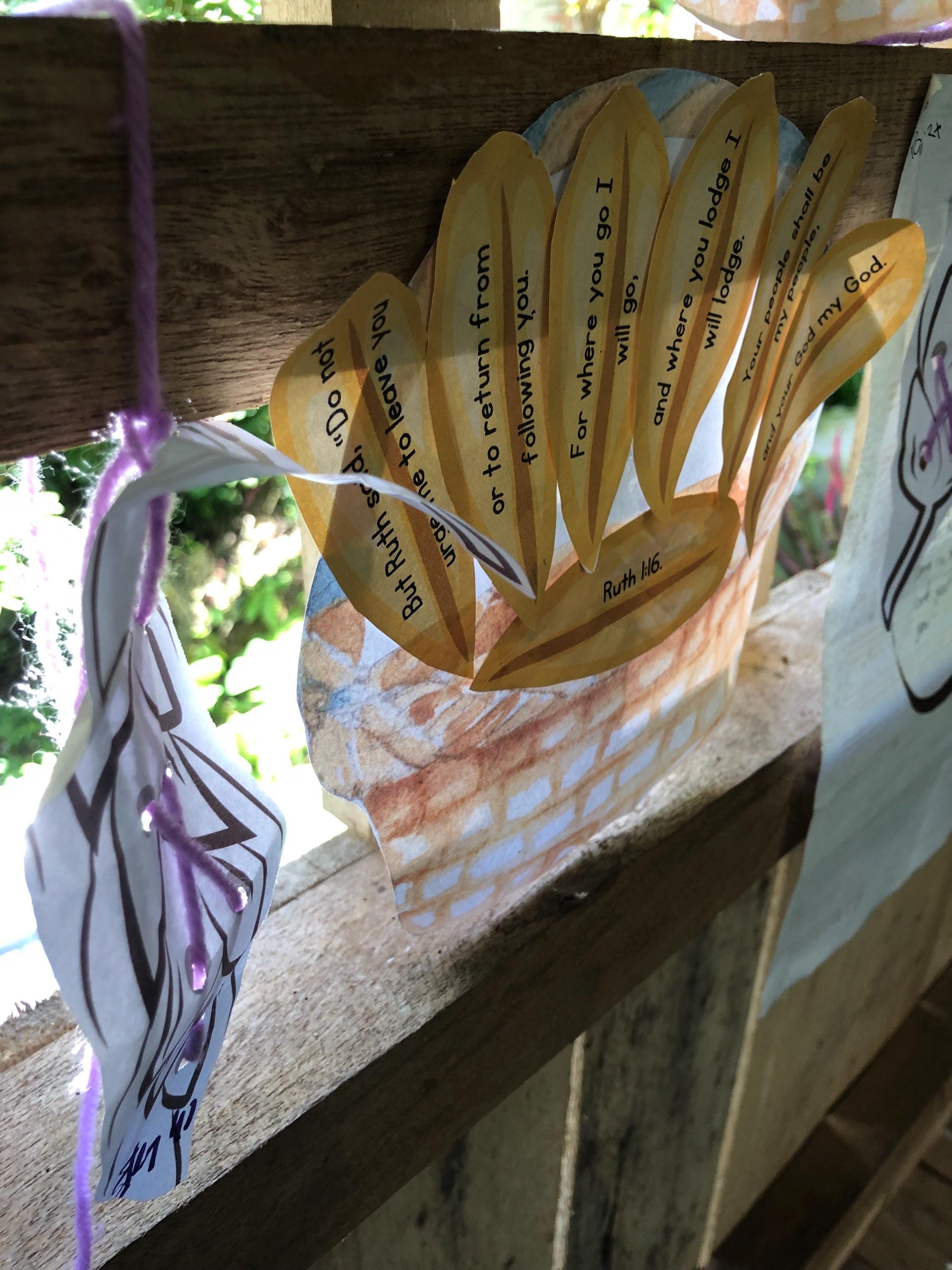 Bible Gleaning Activity, the Book of Ruth, Glean Wheat, Christian ...