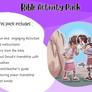 King David Bible Activities for Kids, Christian Preschool Printable ...