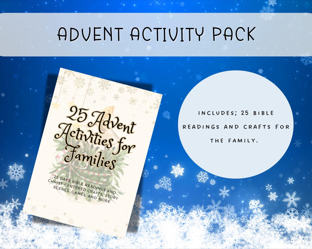 Advent Activity Pack, Jesse Tree, Advent Craft, Christmas Family ...