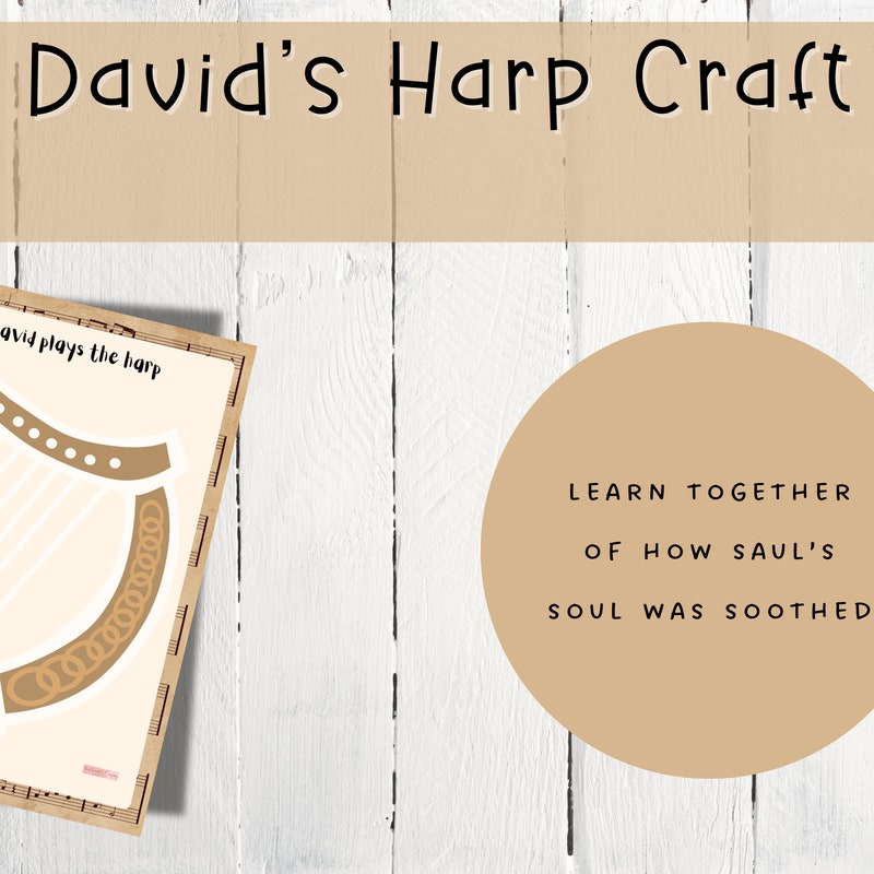 David Plays Harp - Etsy