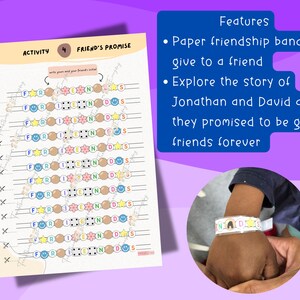 David Bible Activity Pack, Friendship, Christian Homeschool, Bible ...