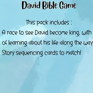 King David Bible Game, Christian Printable, Bible Lesson Guide, Kids ...