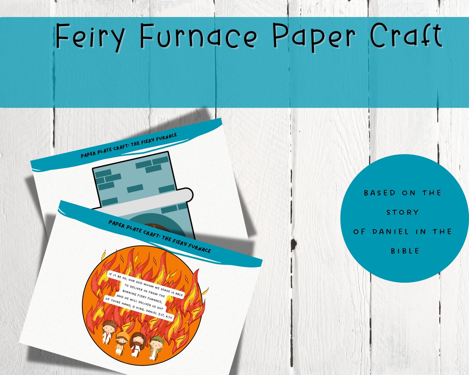 Fiery Furnace Plate Craft, Kids Bible Crafts, Christian Printable, Kids ...